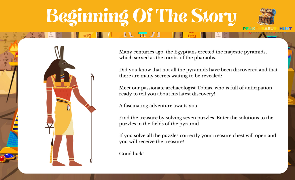 Egypt Scavenger Hunt - Printable PDF Treasure Hunt