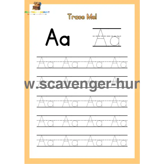 ABC Book for Kids - 28 Pages Of Fun! - Peaktreasurehunt – Scavenger Hunt