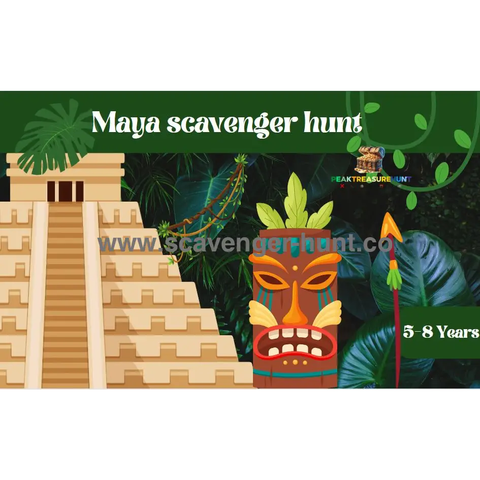 Maya In The Jungle Treasure Hunt - Scavenger Hunt Printable For ...