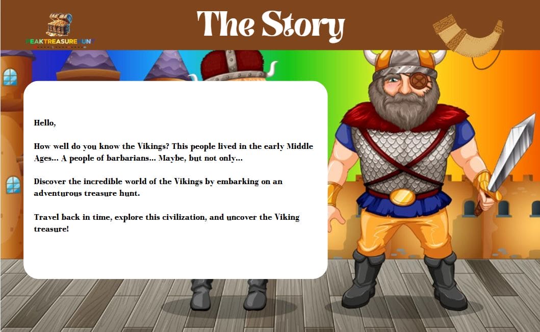Viking Treasure Hunt - 5-8 Years Old - Printable Treasure Hunt Tasks P – Scavenger Hunt