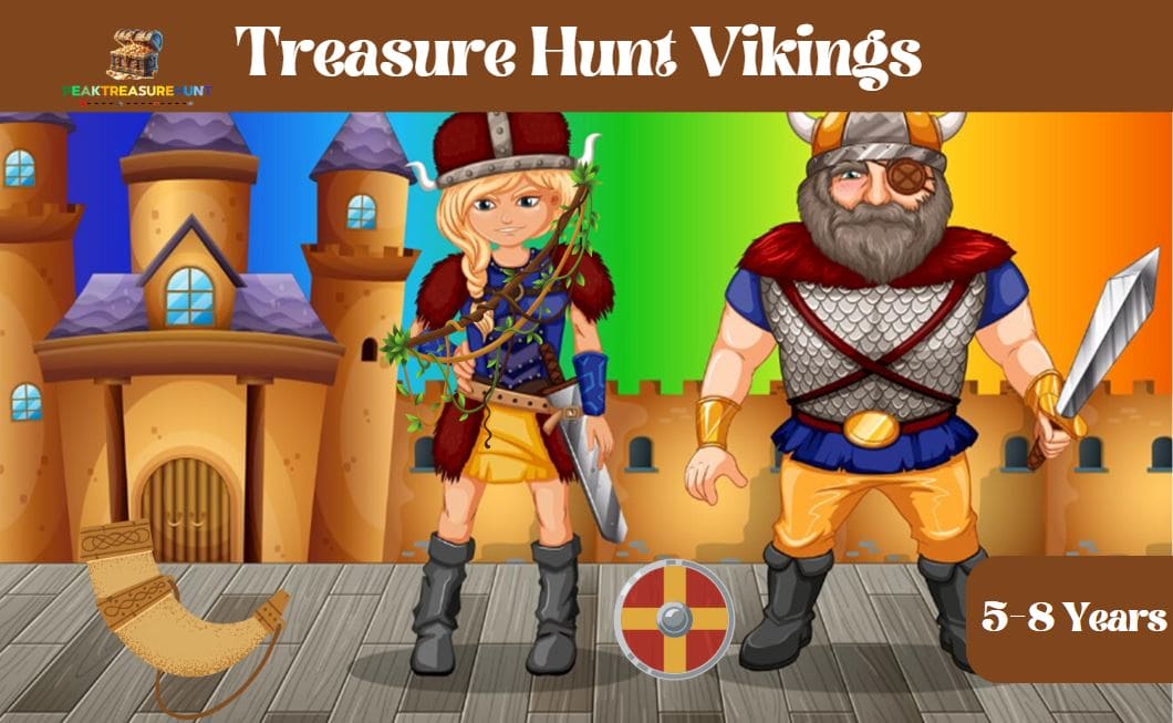 Viking Treasure Hunt - 5-8 Years Old - Printable Treasure Hunt Tasks P – Scavenger Hunt