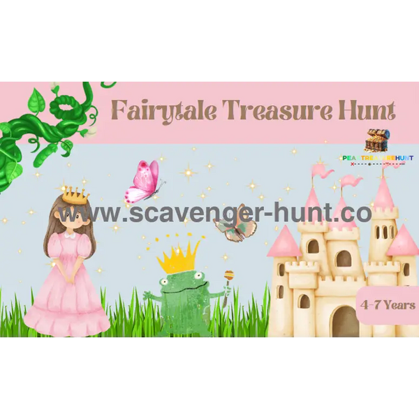 Fairy tale treasure hunt scavenger hunt tasks to print out (PDF ...