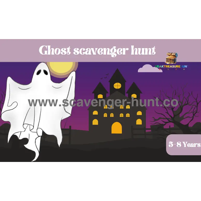 Ghost Treasure Hunt - Printable Scavenger Hunt-peaktreasurehunt