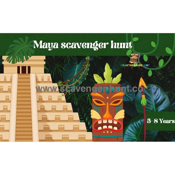 Maya In The Jungle Treasure Hunt - Scavenger Hunt Printable For ...
