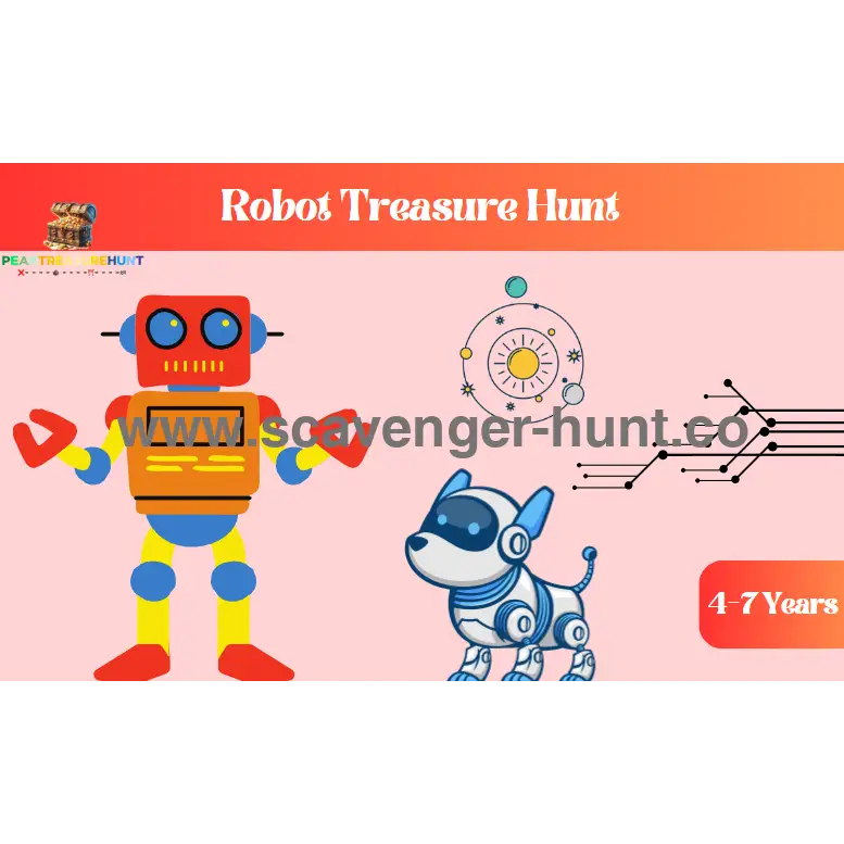 Robot Treasure Hunt - Printable Scavenger Hunt-peaktreasurehunt